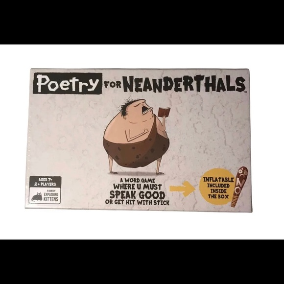 Games | Poetry For Neanderthals Word Game Brand New Sealed By Exploding ...